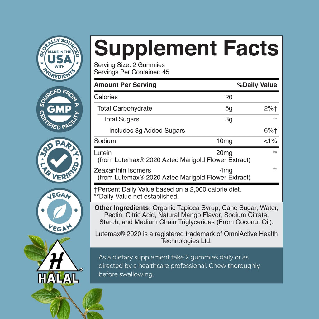 support your vision with lutein supplements