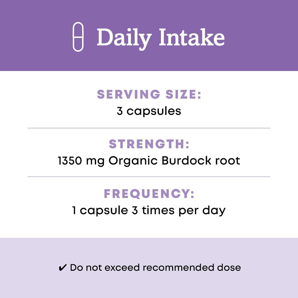 support your wellness with burdock root