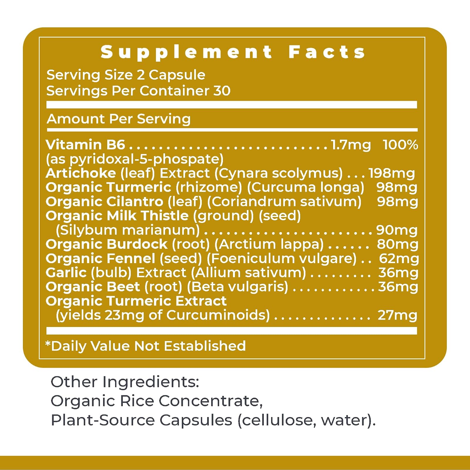 supportive artichoke formula for vitality