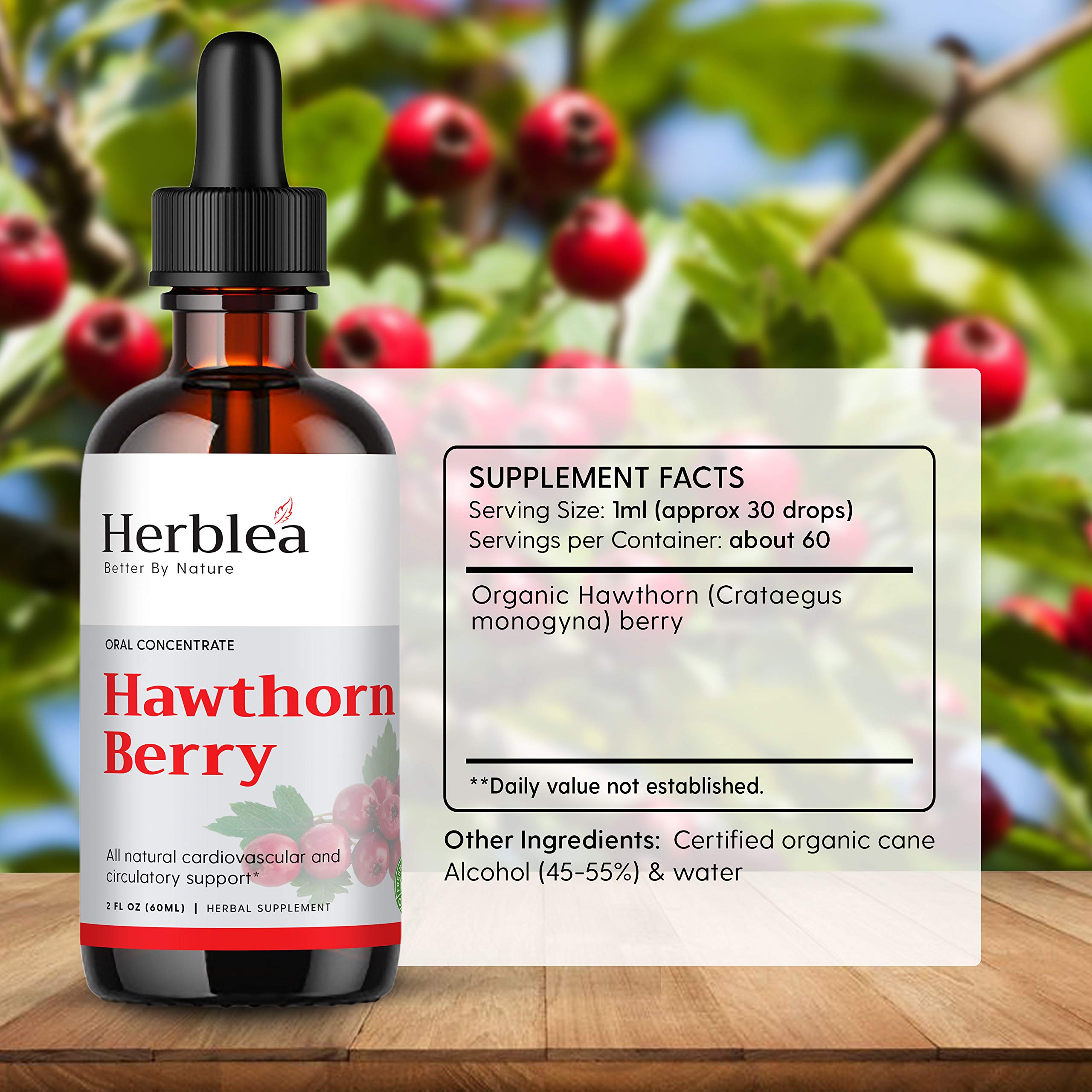 supportive hawthorn tincture for vitality