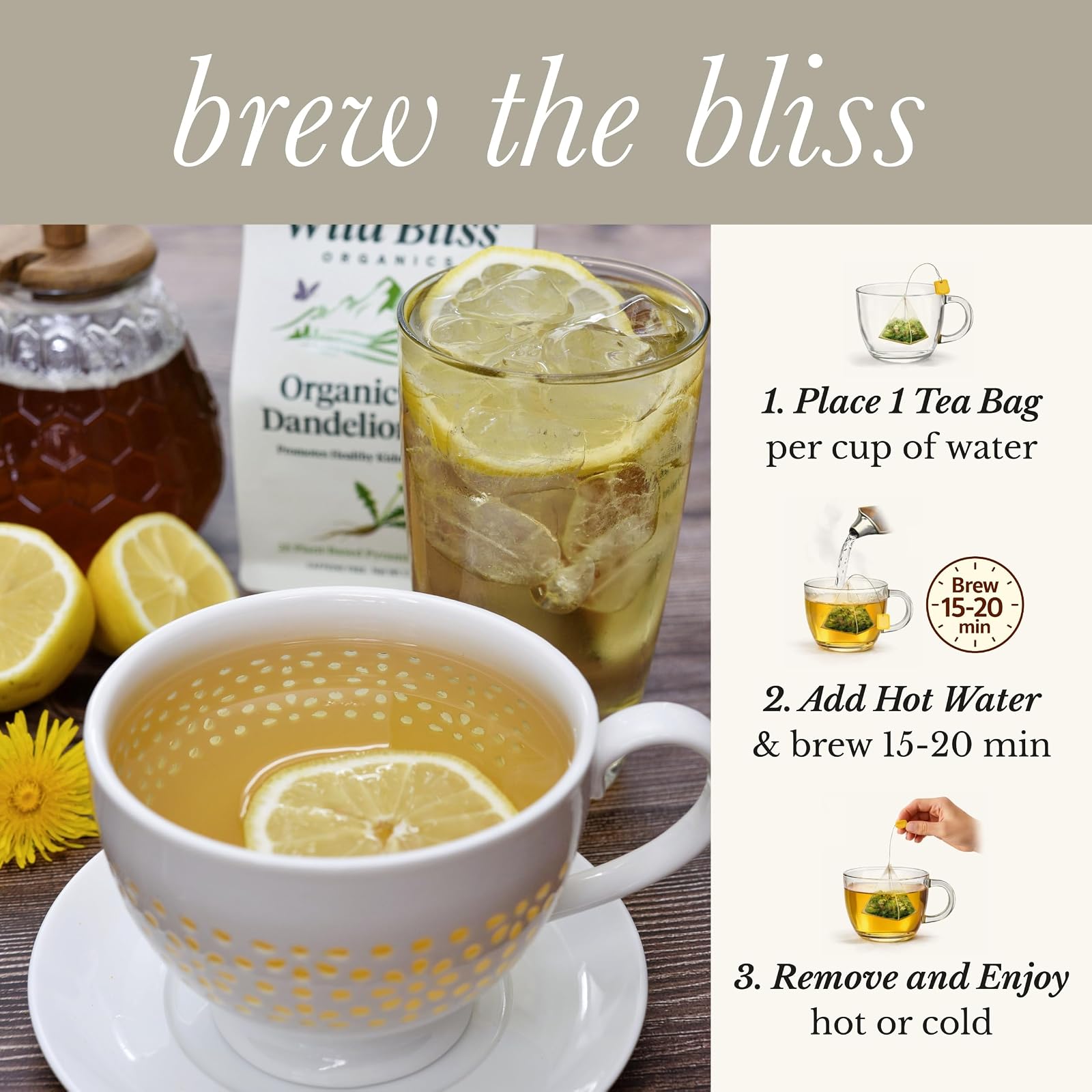 supportive herbal tea for liver health