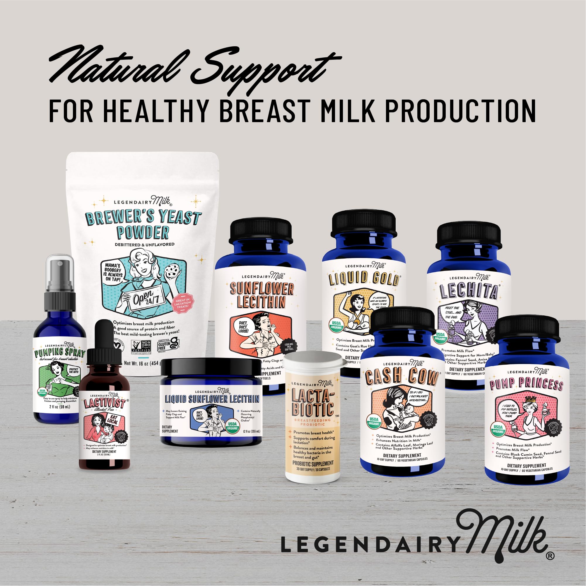 Supportive nutrients for breastfeeding journey
