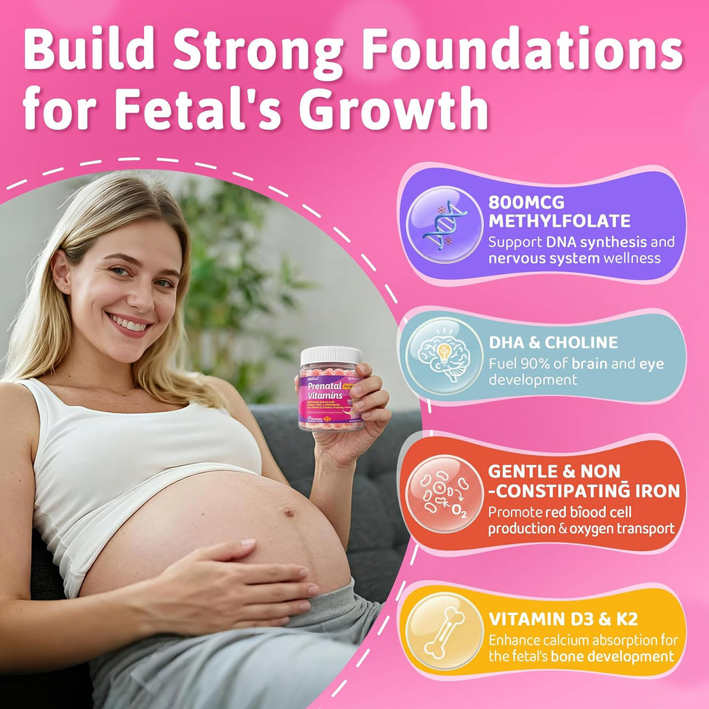 supportive prenatal gummies for pregnancy