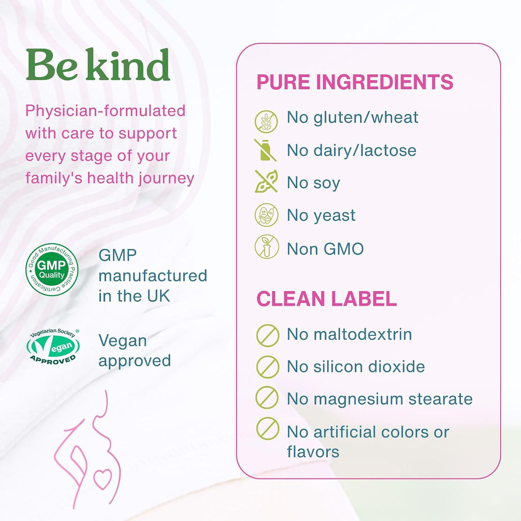 supportive prenatal vitamins with DHA