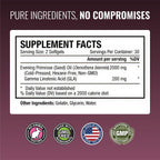 Supportive softgels for menstrual comfort