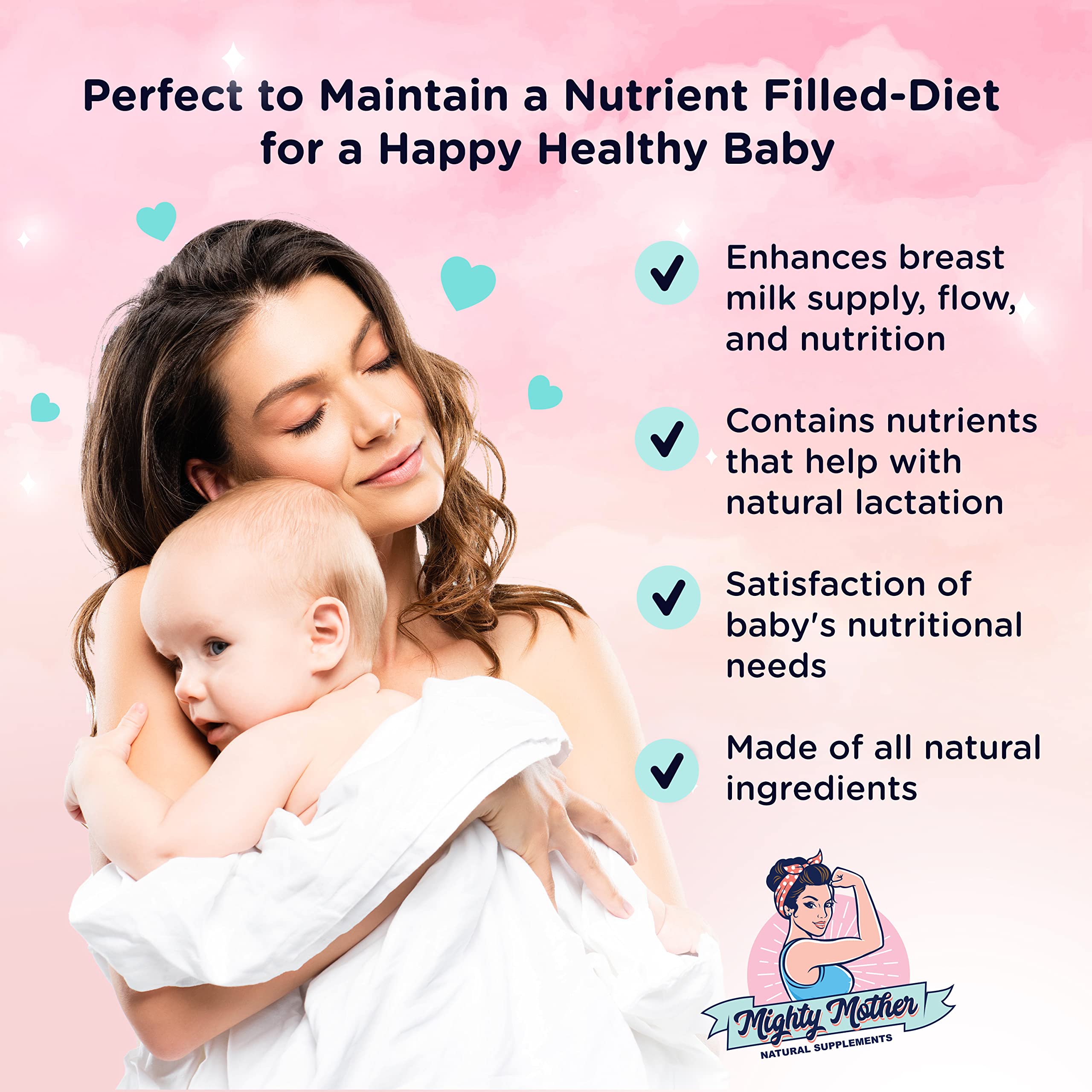 Supportive vitamins for breastfeeding mothers
