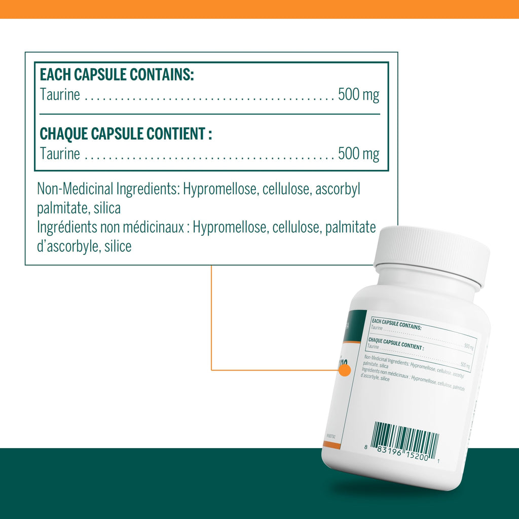Supports arterial health with Amino Taurine