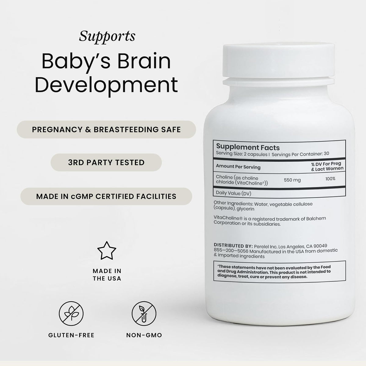 supports baby's brain development