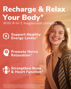 Supports better sleep with magnesium