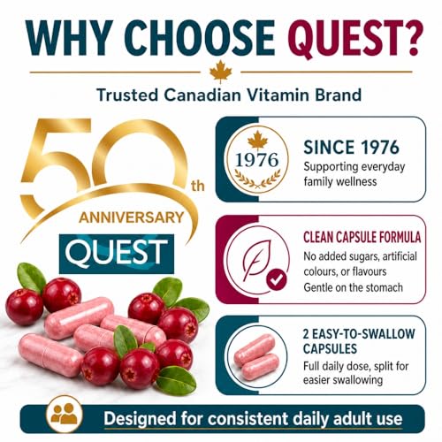 Supports bladder function with cranberry