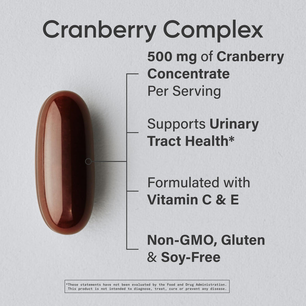Supports bladder health with cranberry