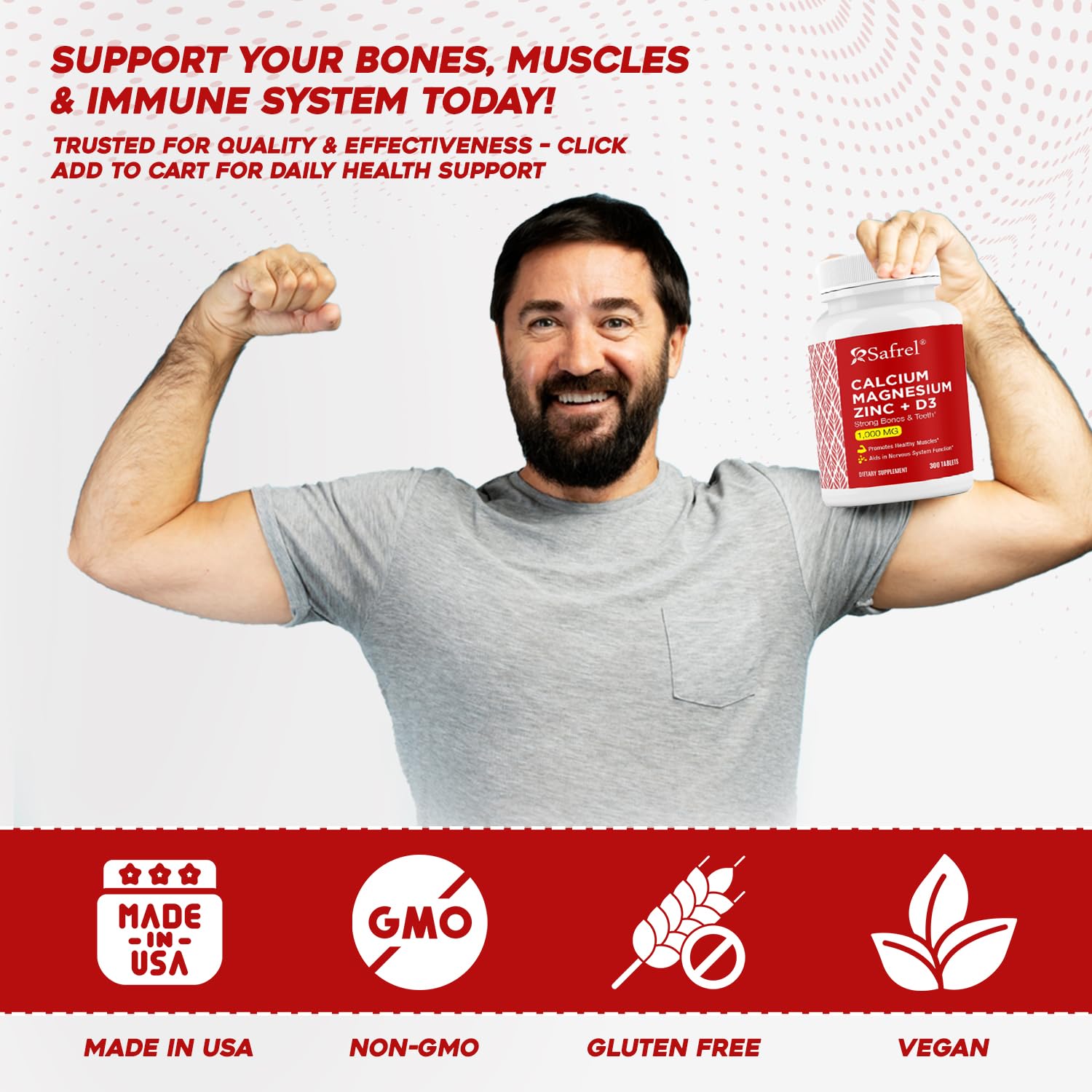 Supports bone health and strength