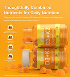 Supports bone health Vitamin D3 K2