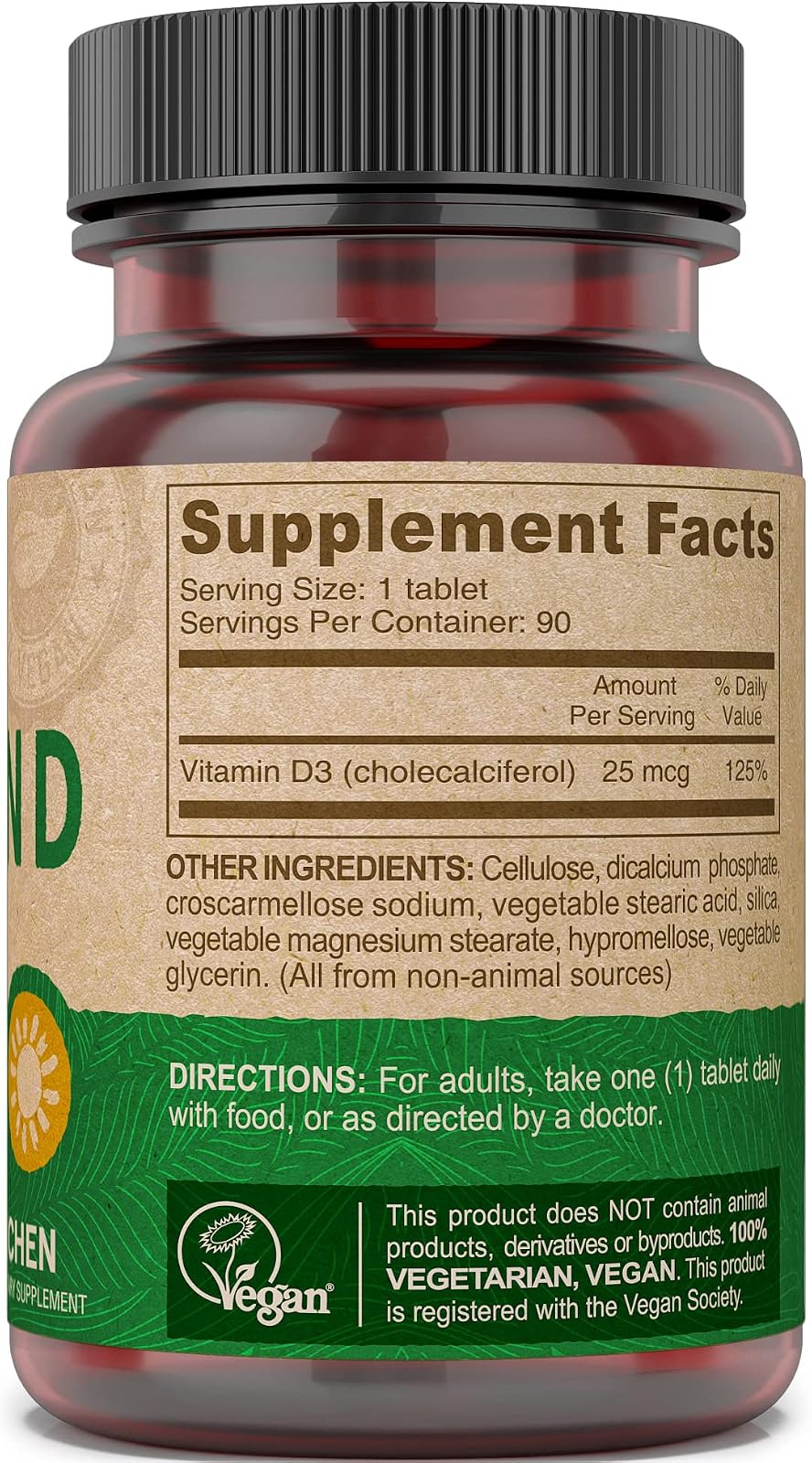 Supports bone health Vitamin D3