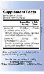 supports bone health vitamin K2