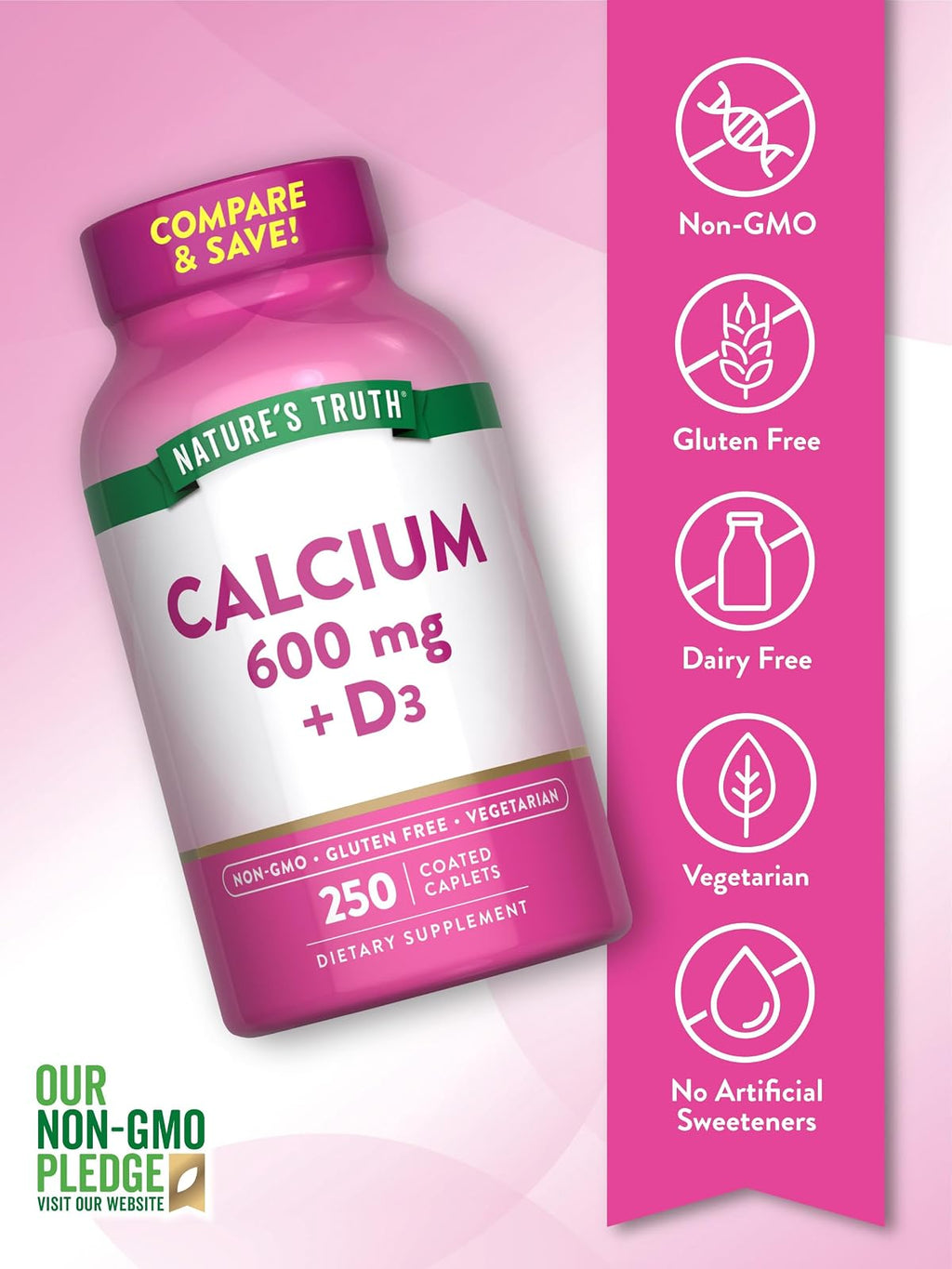 Supports bone health with calcium