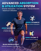 Supports bone health with D3 and K2