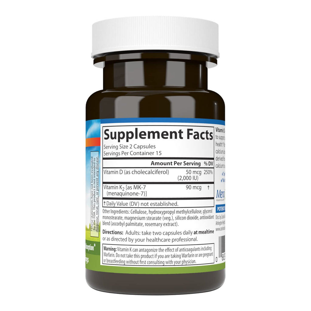 supports bone health with D3 K2