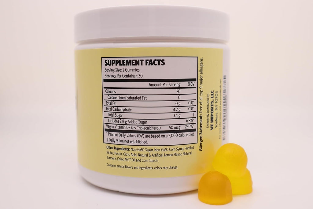 Supports bone health with D3