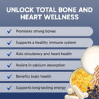 supports bone health with K2 D3