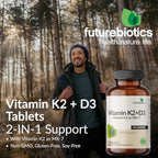 Supports bone health with K2 D3