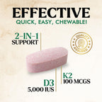 Supports bone health with K2
