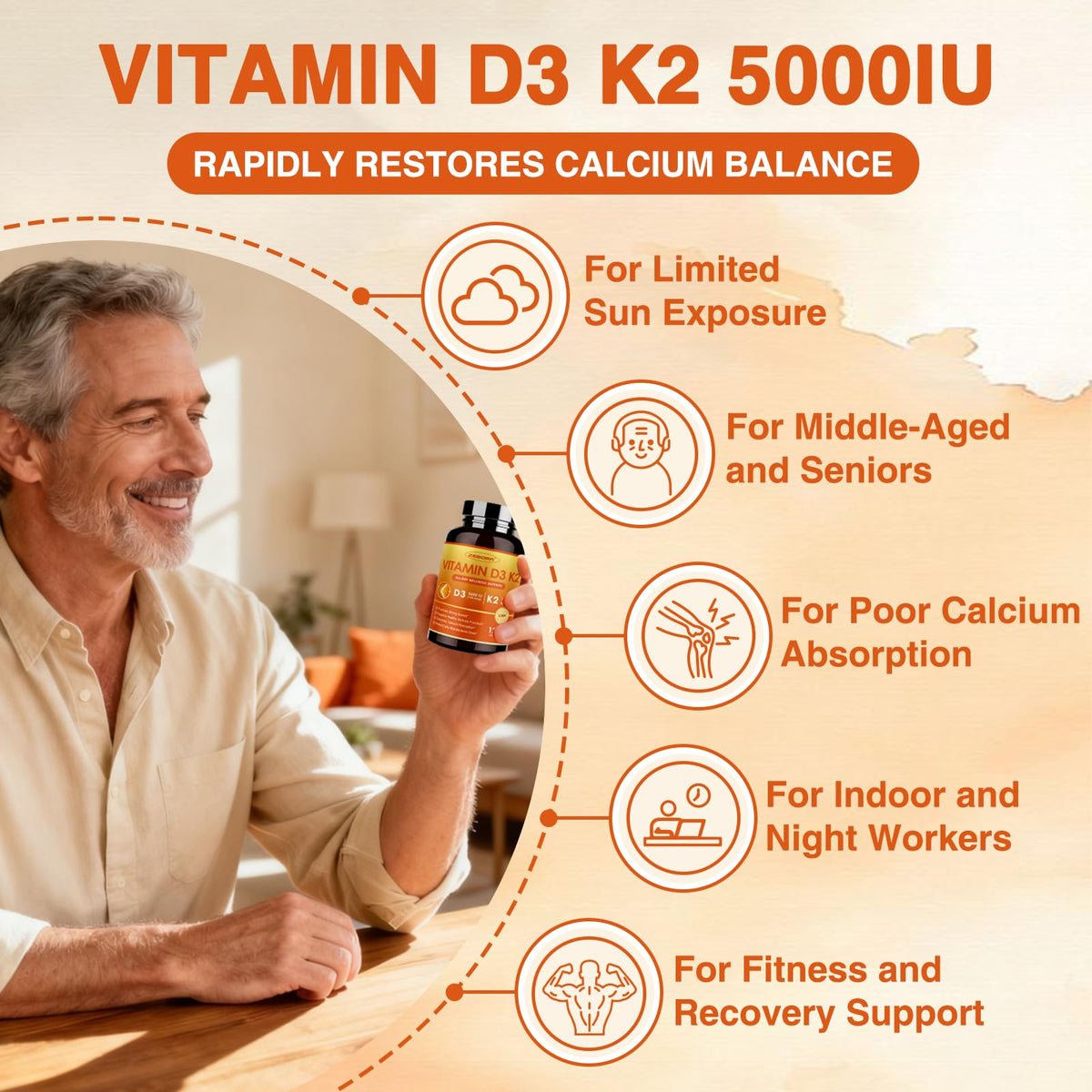 Supports bone health with K2