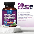 Supports bone health with Magnesium Citrate