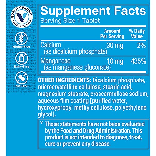 Supports bone health with manganese