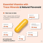 Supports bone health with Vitamin D3