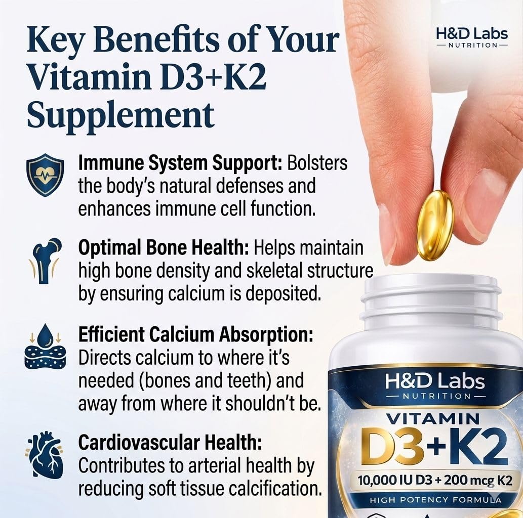 supports bone health with Vitamin D3