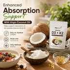 Supports bone health with Vitamin D3