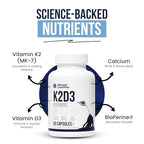 Supports bone health with Vitamin D3