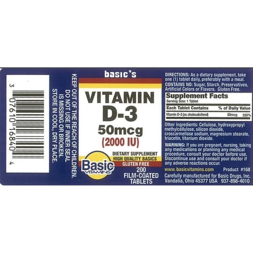 Supports bone health with Vitamin D3