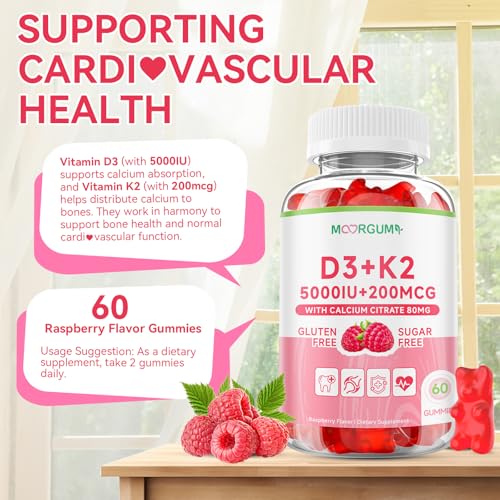 Supports bone health with vitamin D3