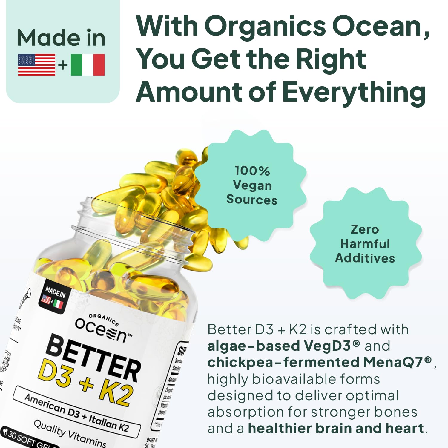 supports bone health with vitamin D