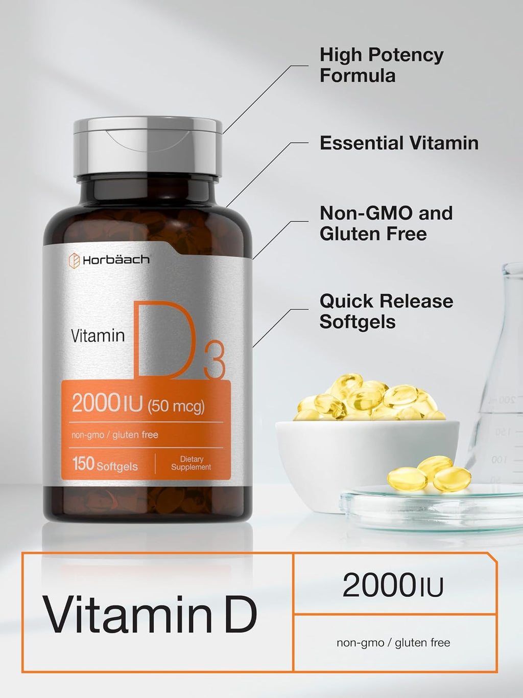 Supports bone health with Vitamin D