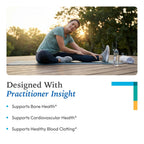 supports bone health with vitamin D