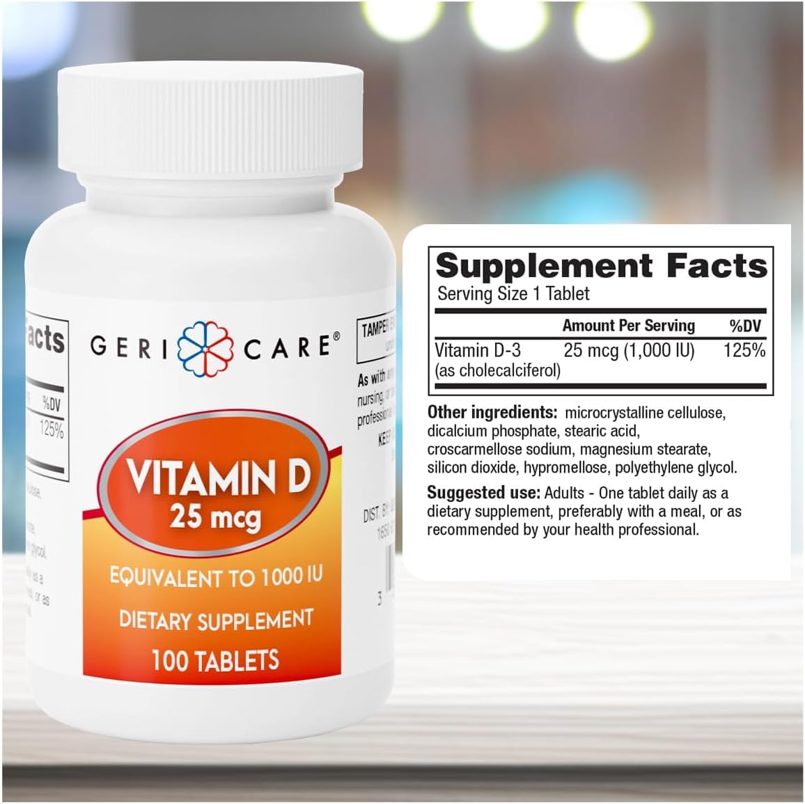 supports bone health with vitamin D