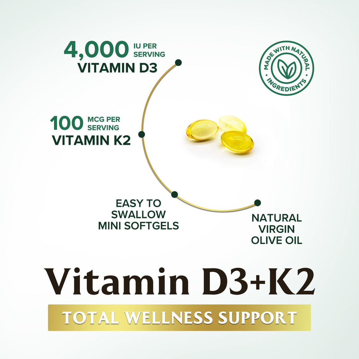 Supports bone health with vitamin D