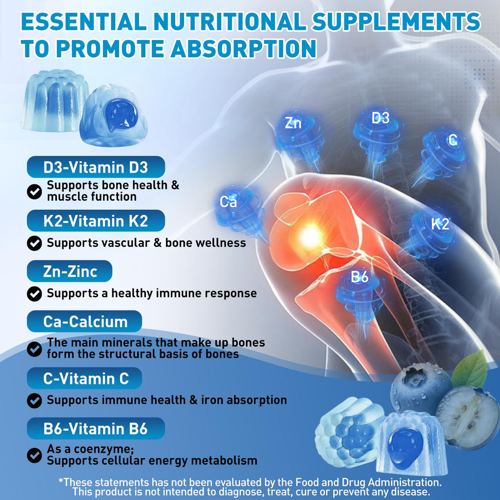 Supports bone health with Vitamin D