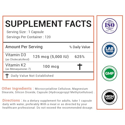 Supports bone health with Vitamin D