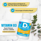 Supports bone health with Vitamin D