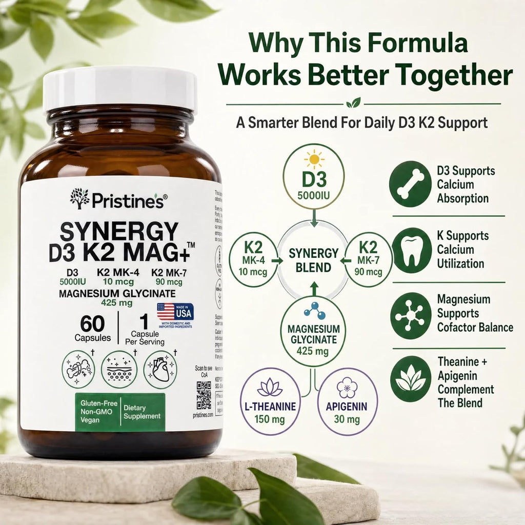 Supports bone health with Vitamin D