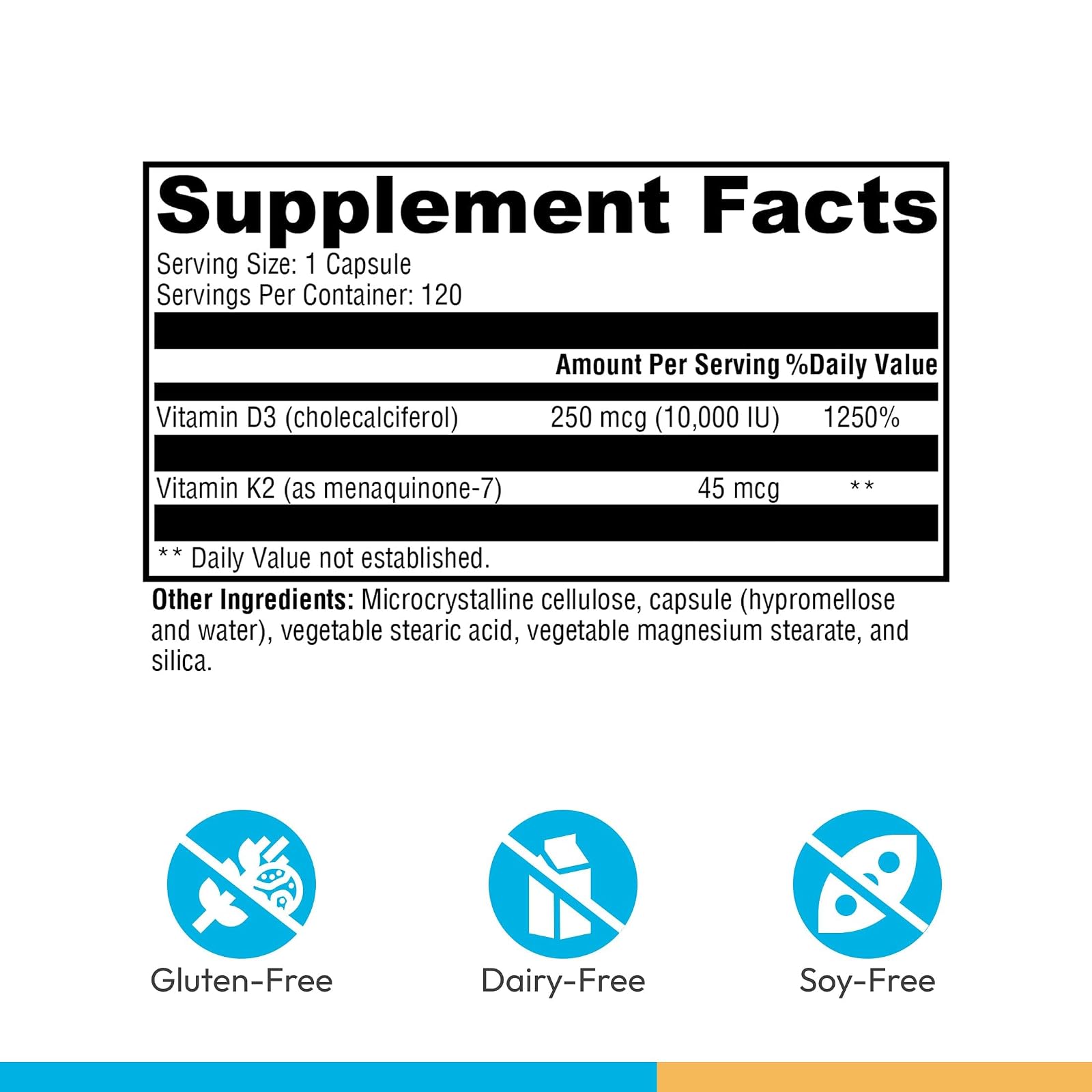 supports bone health with vitamin D