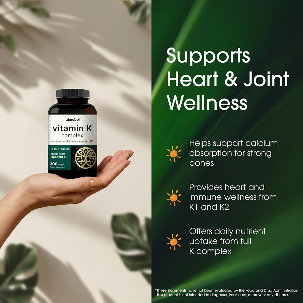 supports bone health with vitamin K