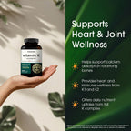 supports bone health with vitamin K