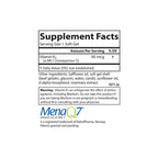 supports bone health with vitamin K