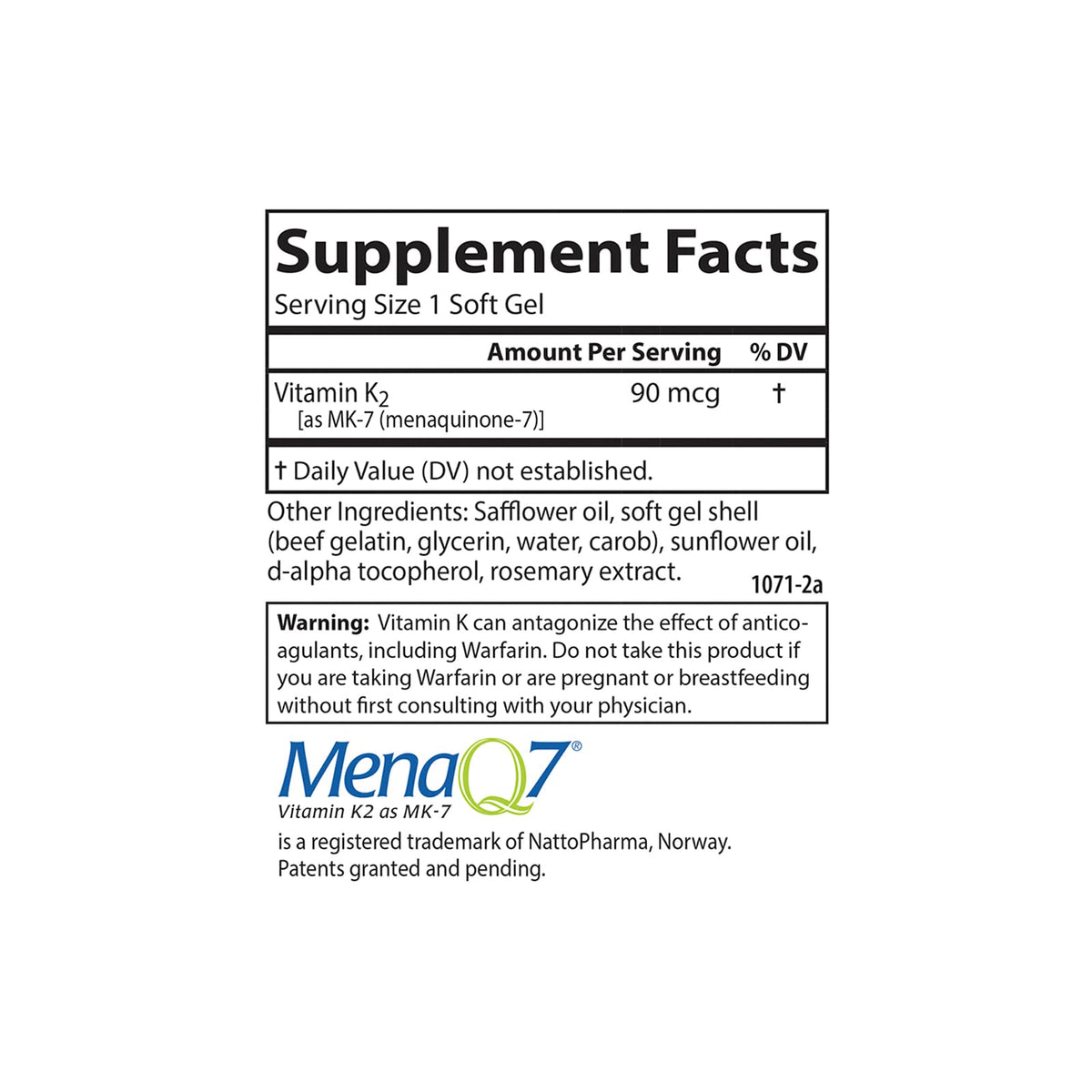 supports bone health with vitamin K