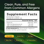 supports bone health with vitamin K
